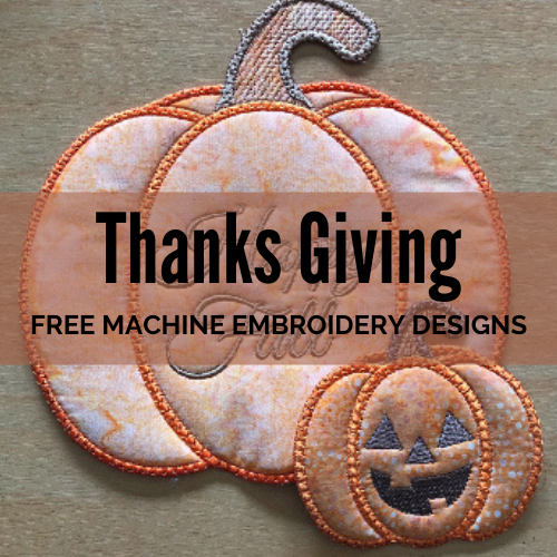 FREE: Thanksgiving Machine Embroidery Designs – Feed Our Life
