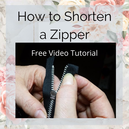 Tutorial: How to Shorten a Zipper – Feed Our Life