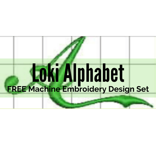 FREE Loki Alphabet Embroidery Design Set – Feed Our Life