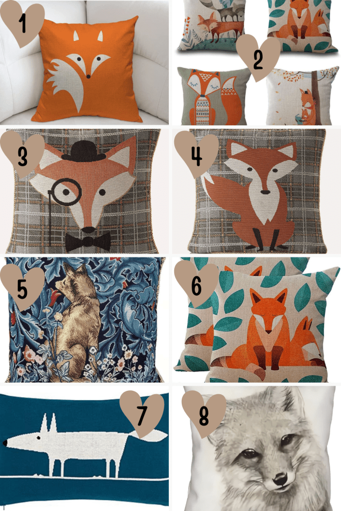 12 Stunning Fox Cushions for your Home Decor – Feed Our Life